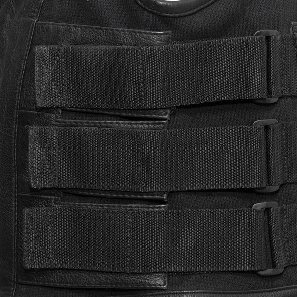Commando Men's Leather Swat Style Motorcycle Vest – Biker's Outfitters