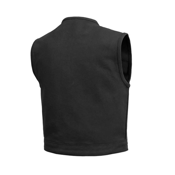 Lowrider Men's Motorcycle Leather/Twill Vest – Biker's Outfitters